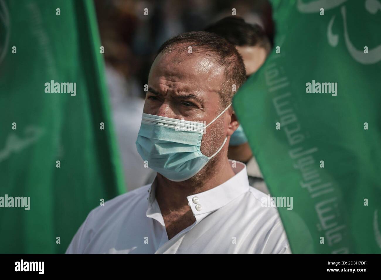 Jabalia, Palestinian Territories. 30th Oct, 2020. Fathi Hammad, one of ...
