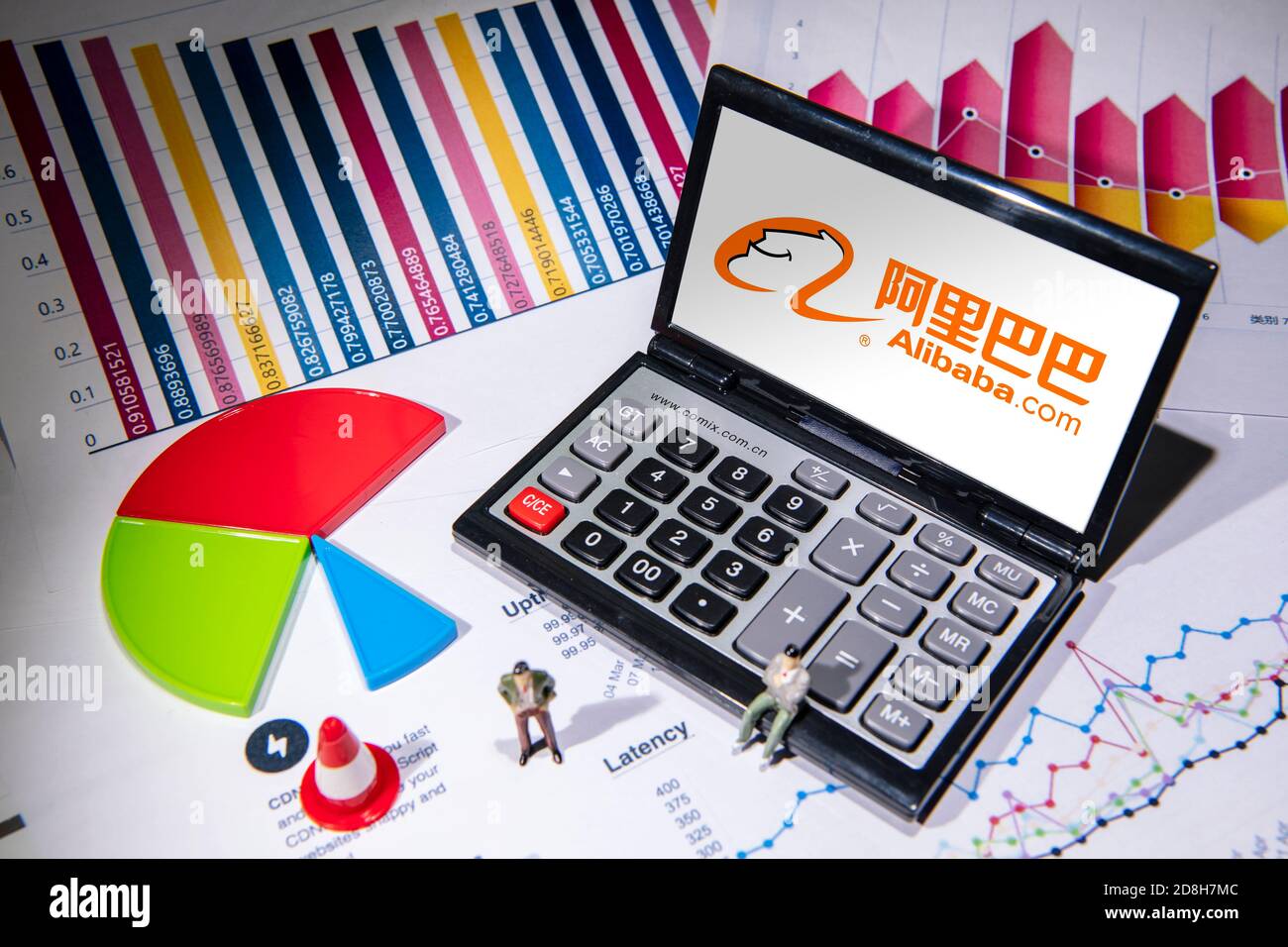 In this unlocated and undated photo, the logo of Alibaba Group, a ...