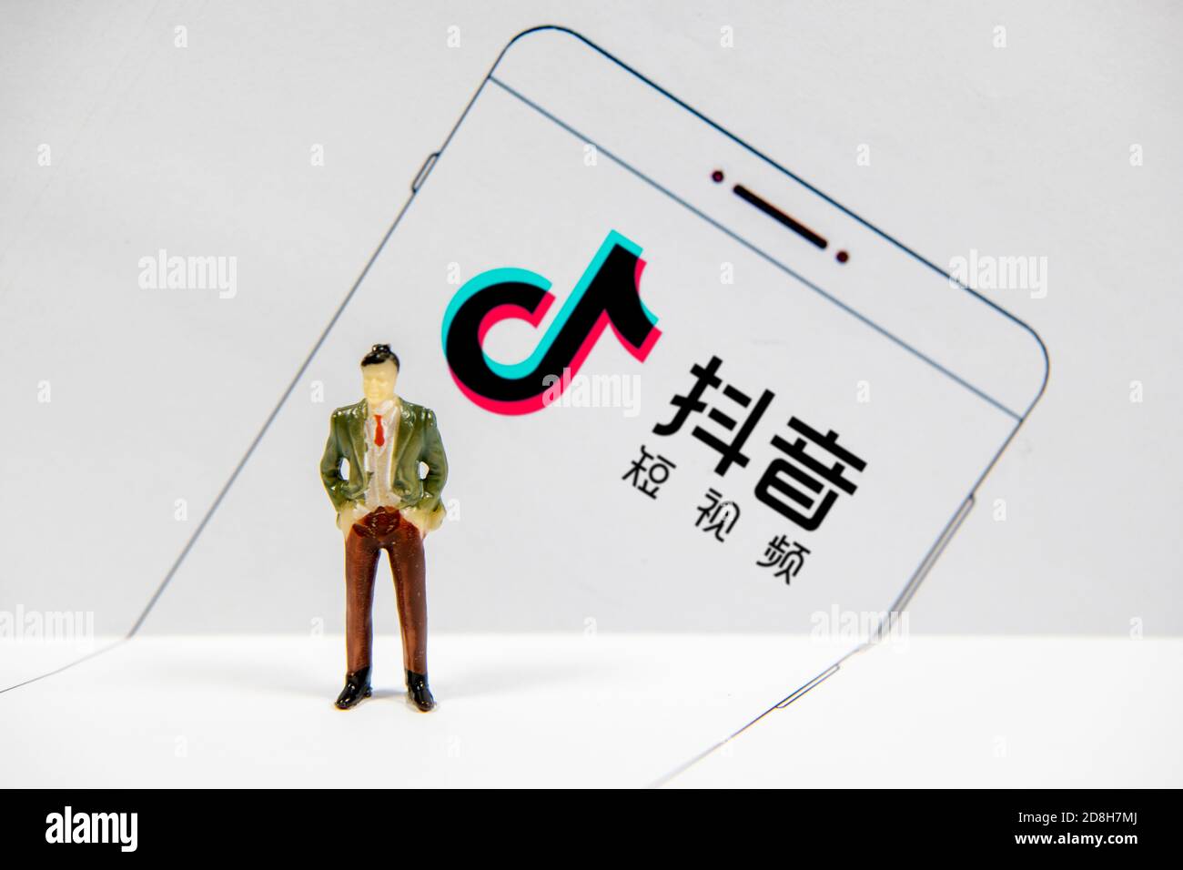 --FILE--In this unlocated photo, the logo of TikTok, known in China as ...