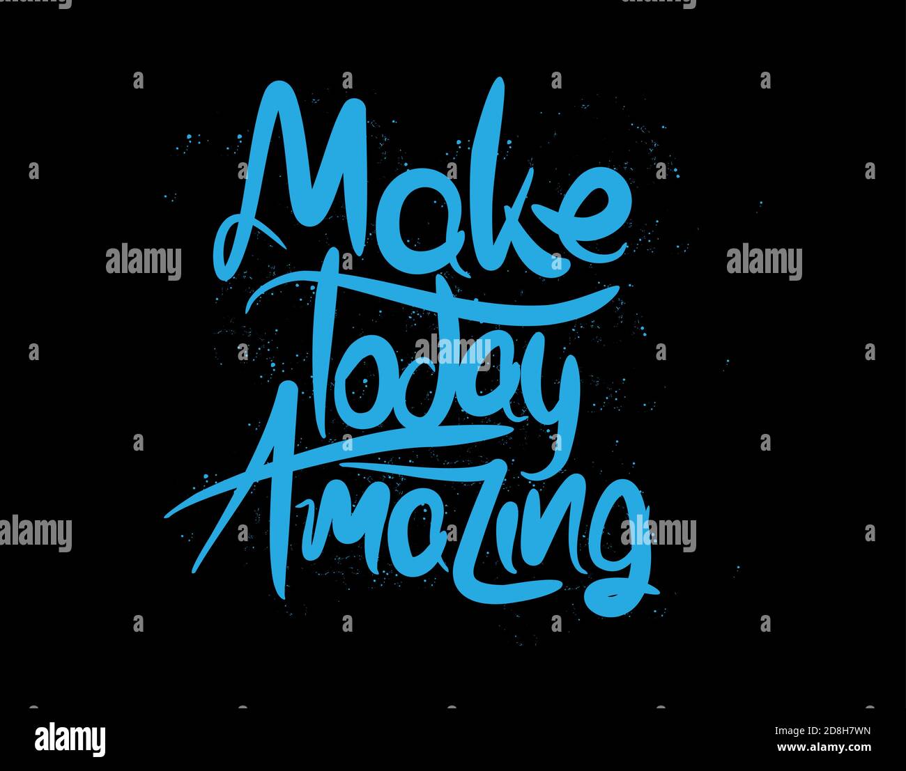 lettering text on black background in vector illustration Stock Vector ...