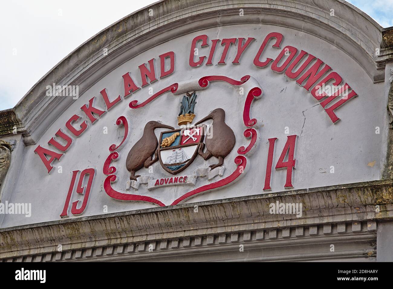 AUCKLAND, NEW ZEALAND - Jul 01, 2019: View of Auckland Council ...