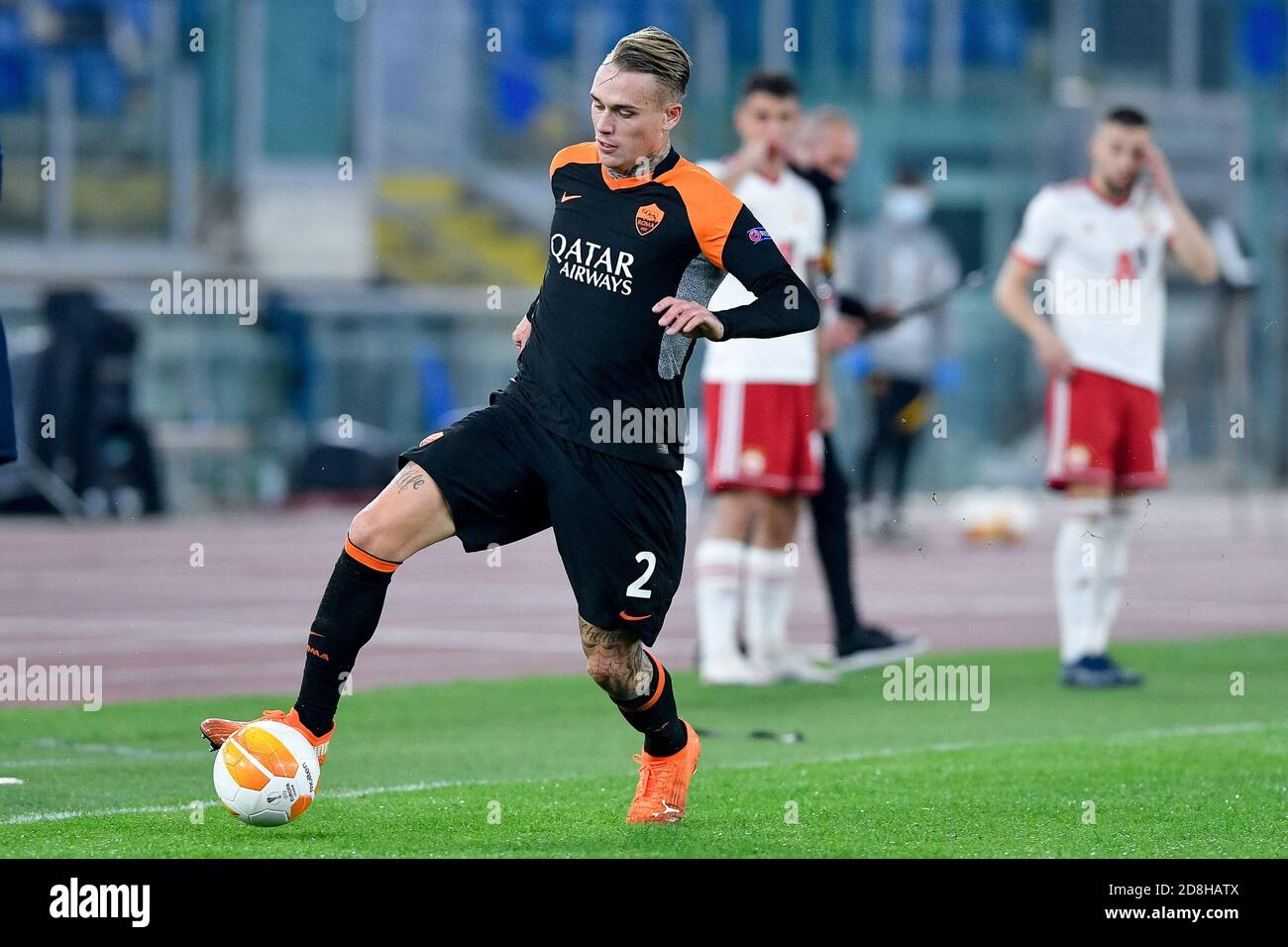 Rick Karsdorp of AS Roma during the UEFA Europa League Group A stage ...