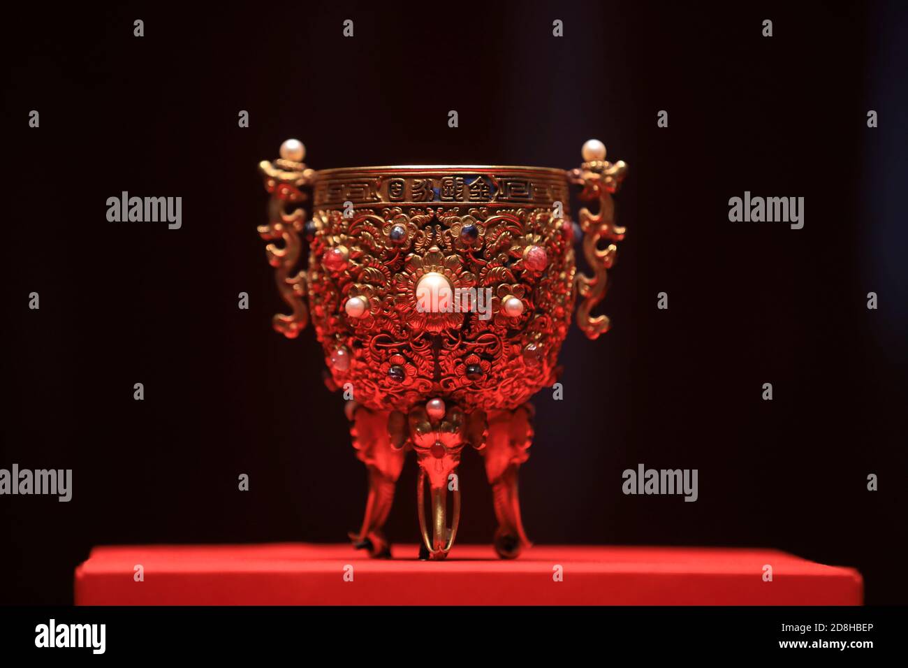 A special exhibition has been set up at the entrance of the Palace ...