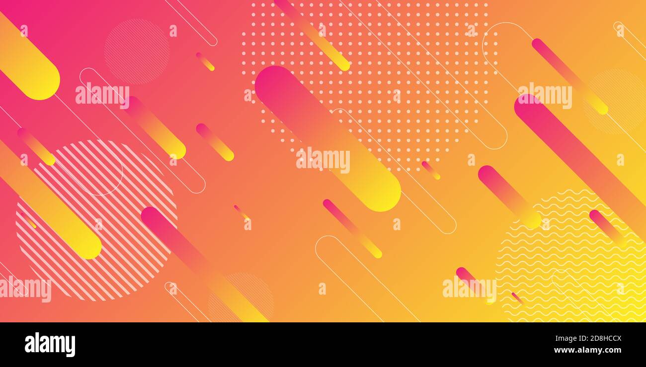 Colorful abstract background using minimal geometry as an element Stock ...