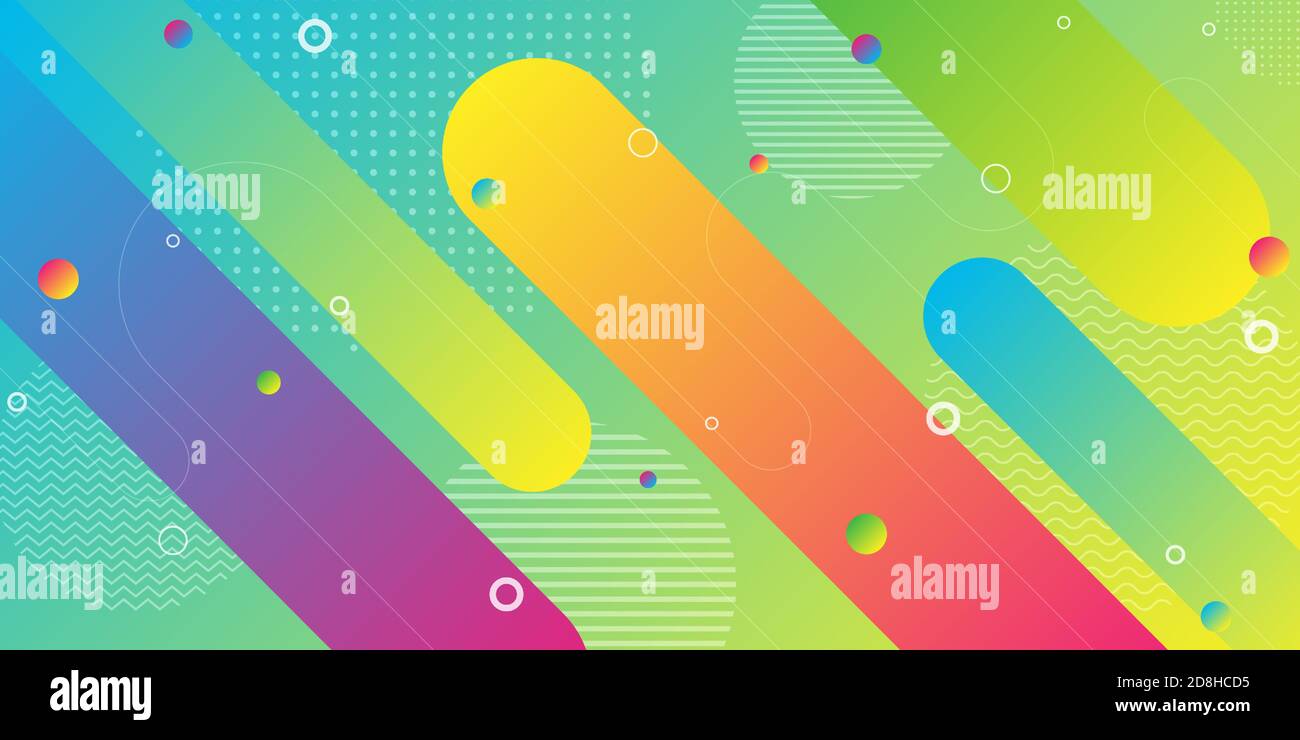 Colorful abstract background using minimal geometry as an element Stock ...