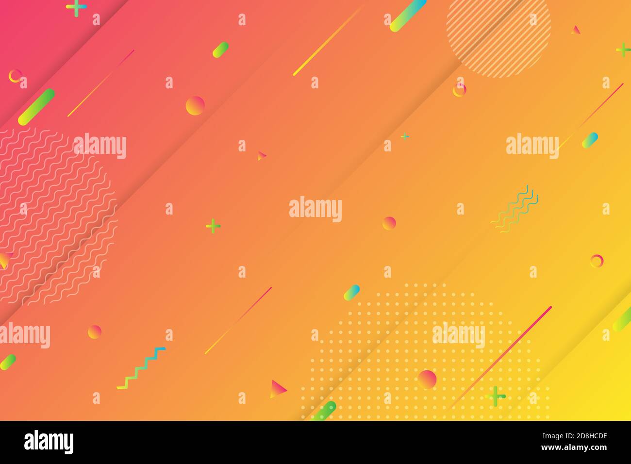 Colorful abstract background using minimal geometry as an element Stock ...