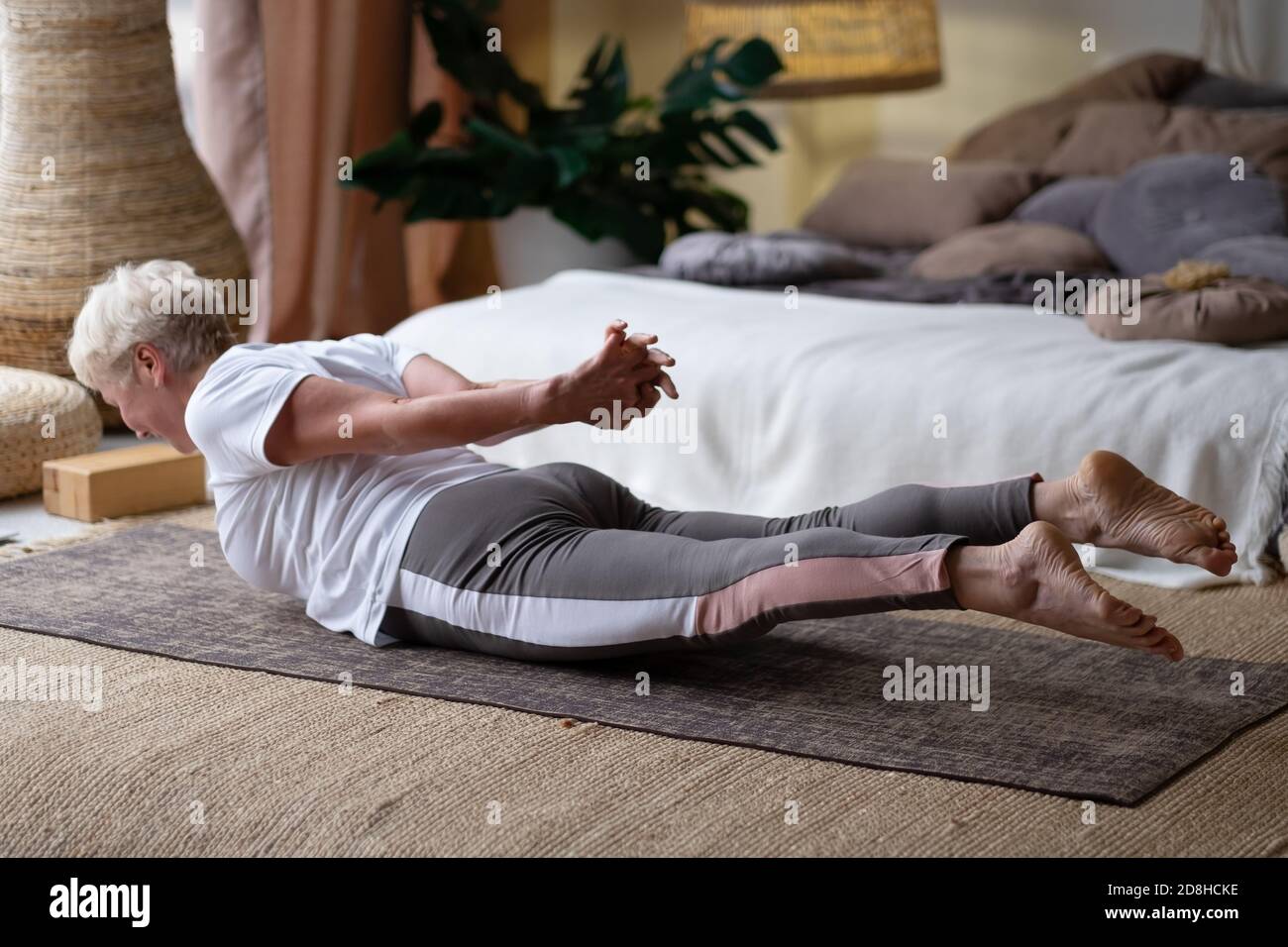 Salabhasana (locust pose) hi-res stock photography and images - Alamy
