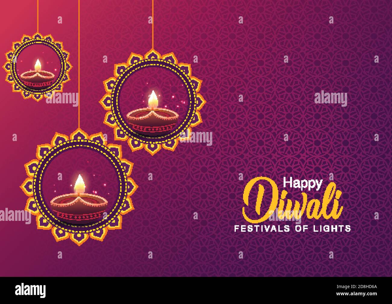 Happy Diwali celebration background. front view of banner design ...
