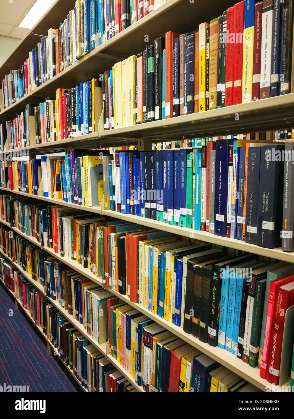 books and reading material in University of Hong Kong library Stock ...