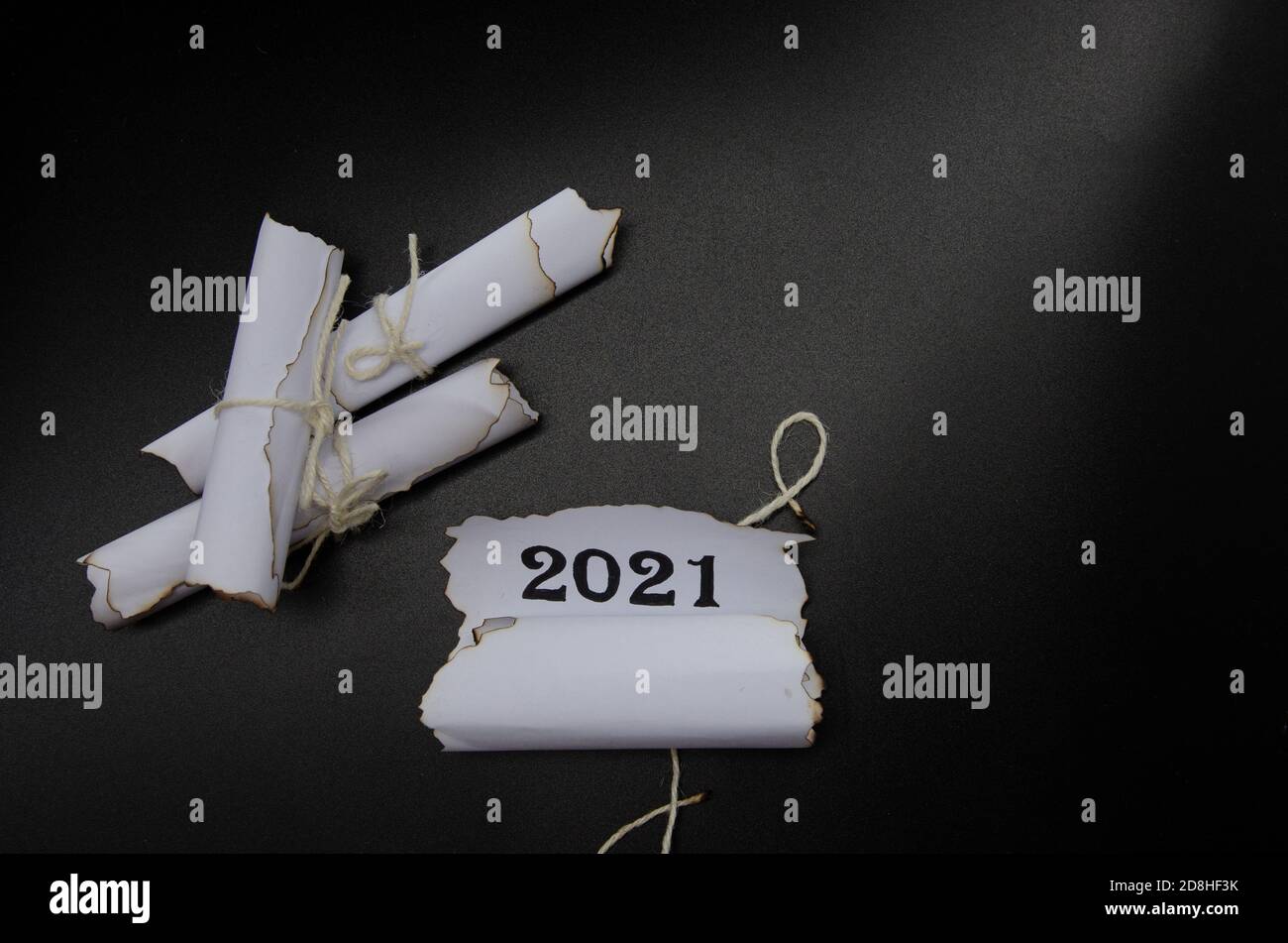 Sheet paper on branch inscription hi-res stock photography and images ...