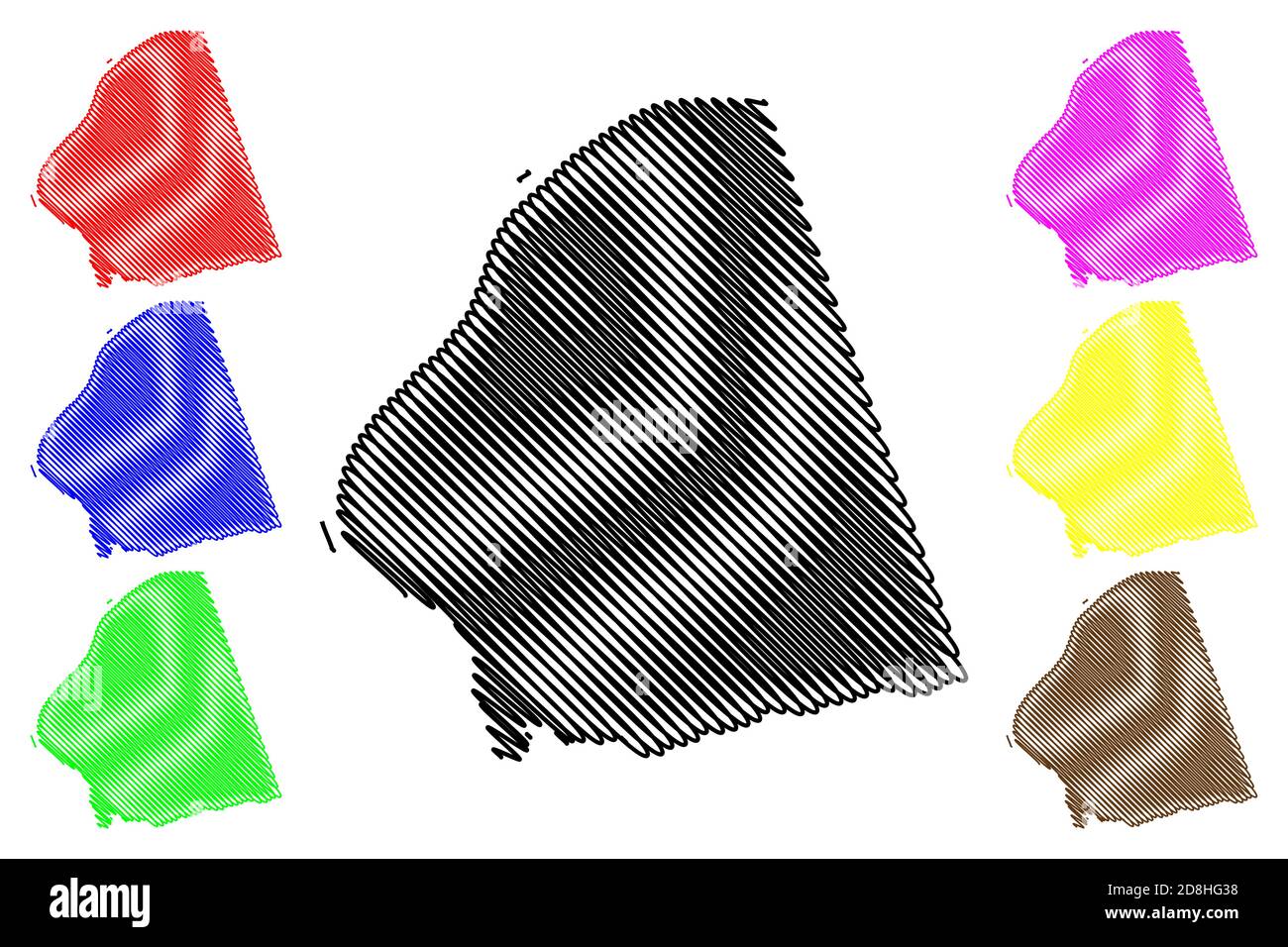 Ballard outline map hi-res stock photography and images - Alamy