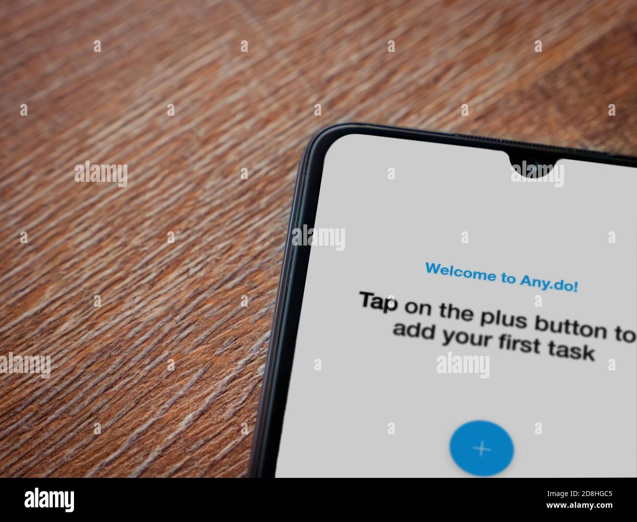 Lod, Israel - July 8, 2020: Any.Do app launch screen with logo on the ...