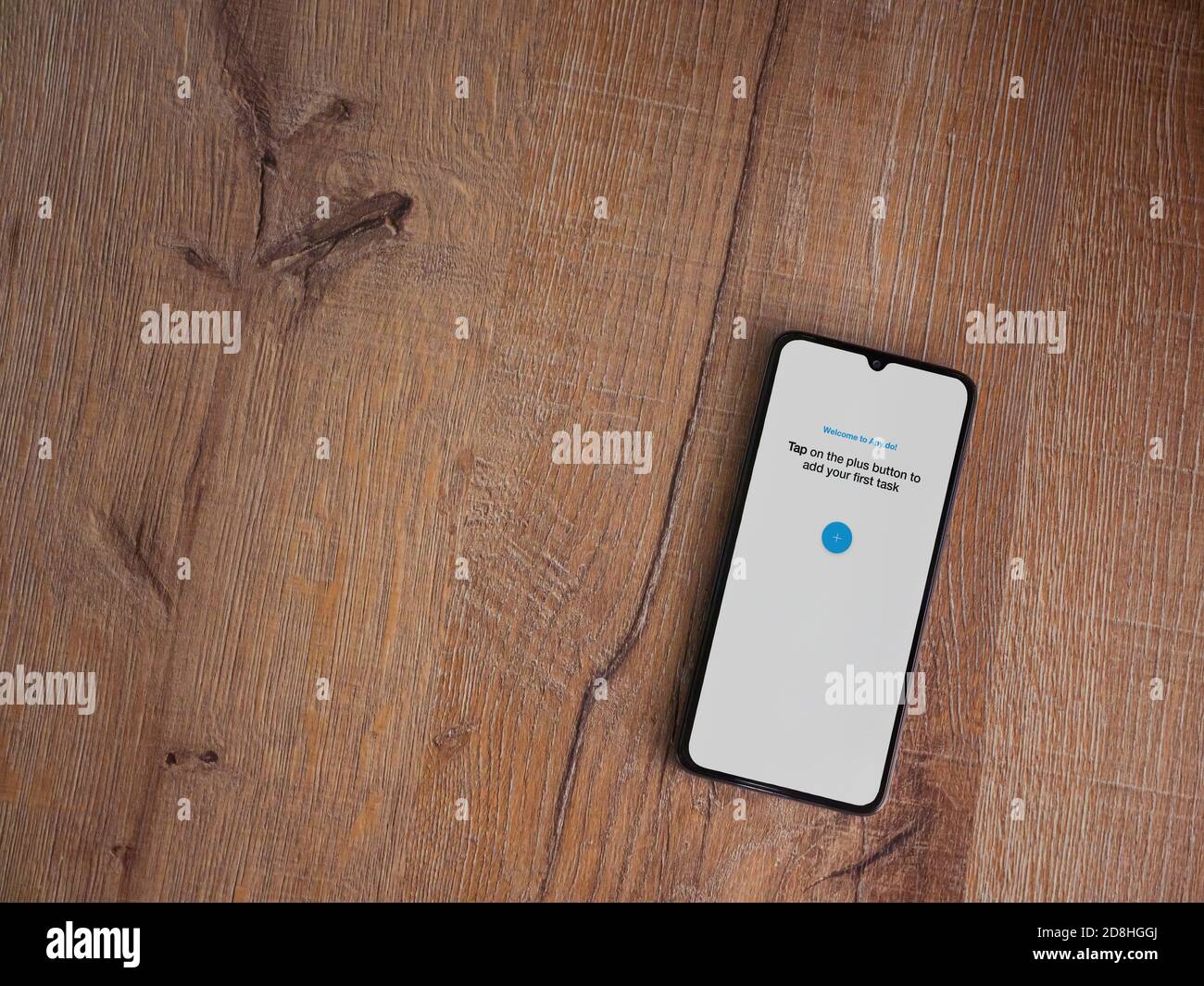 Lod, Israel - July 8, 2020: Any.Do app launch screen with logo on the ...