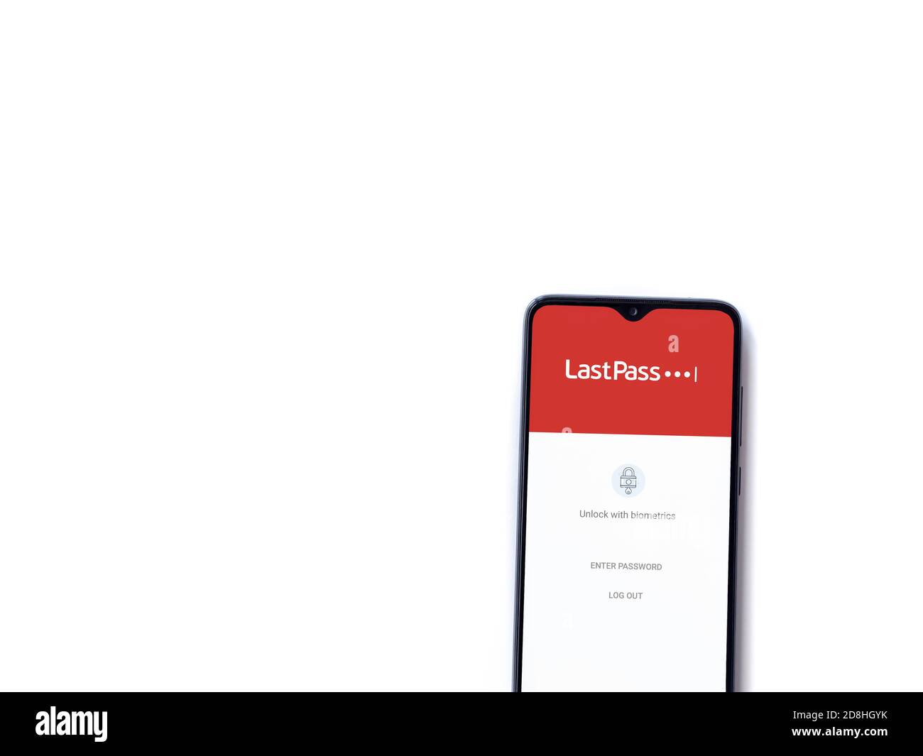 Lod Israel July 8 2020 Lastpass Password Manager App Launch Screen With Logo On The Display