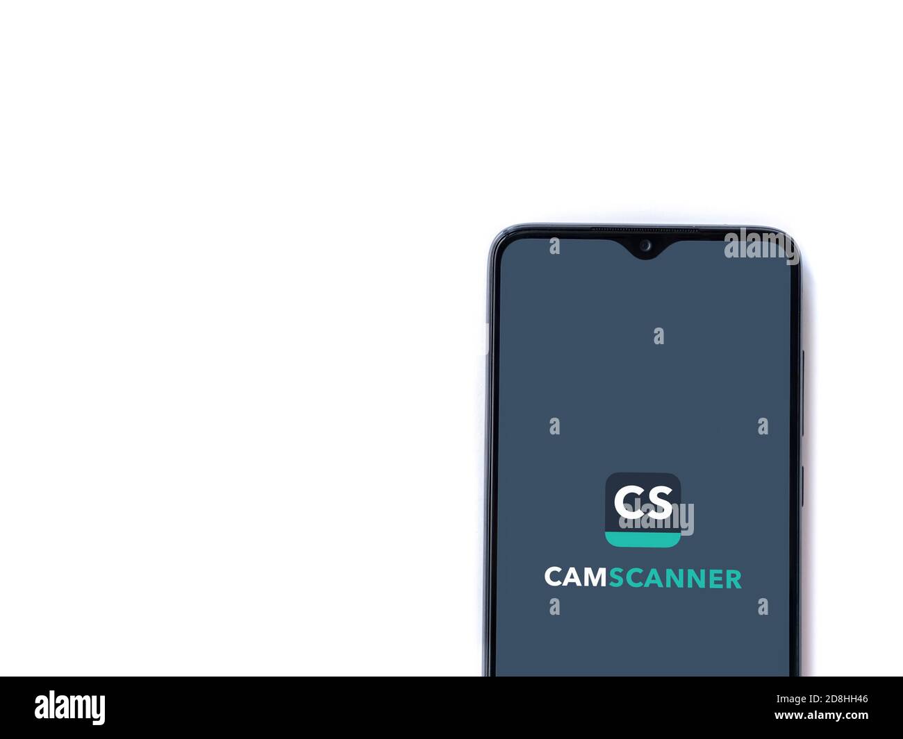 Lod, Israel - July 8, 2020: CamScanner app launch screen with logo on ...