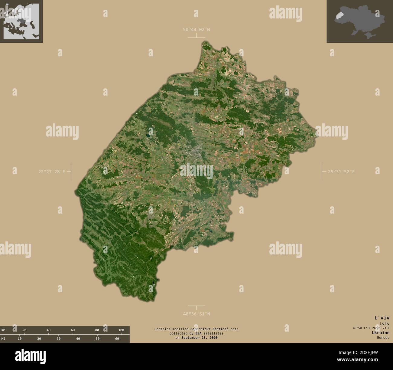 Map of lwow hi-res stock photography and images - Alamy