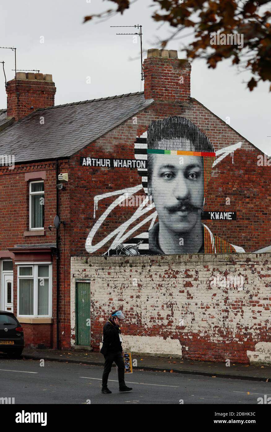 Arthur wharton mural hi-res stock photography and images - Alamy