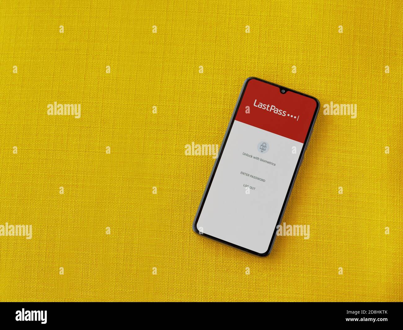 Lod Israel July 8 2020 Lastpass Password Manager App Launch Screen With Logo On The Display
