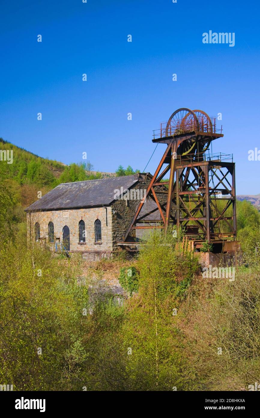 Y Hetty, Pit Head Engine House, Pontypridd, South Wales, UK Stock Photo ...