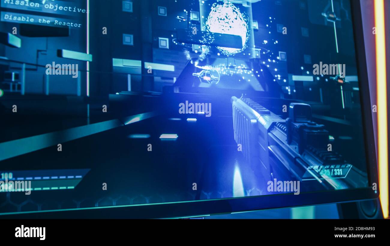 Gaming screen interface hi-res stock photography and images - Alamy