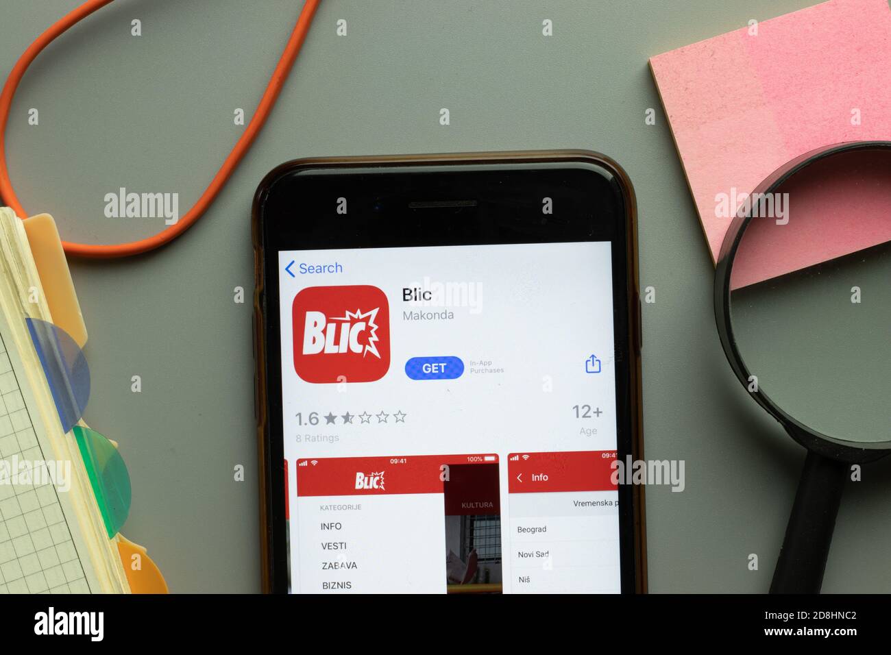 Blic logo hi-res stock photography and images - Alamy