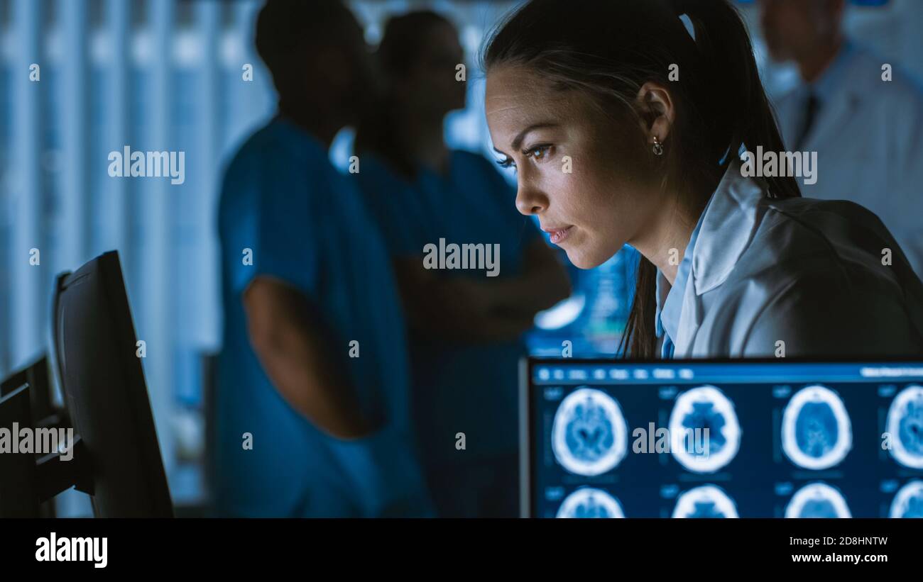 Male scientist neurologist working hi-res stock photography and images ...