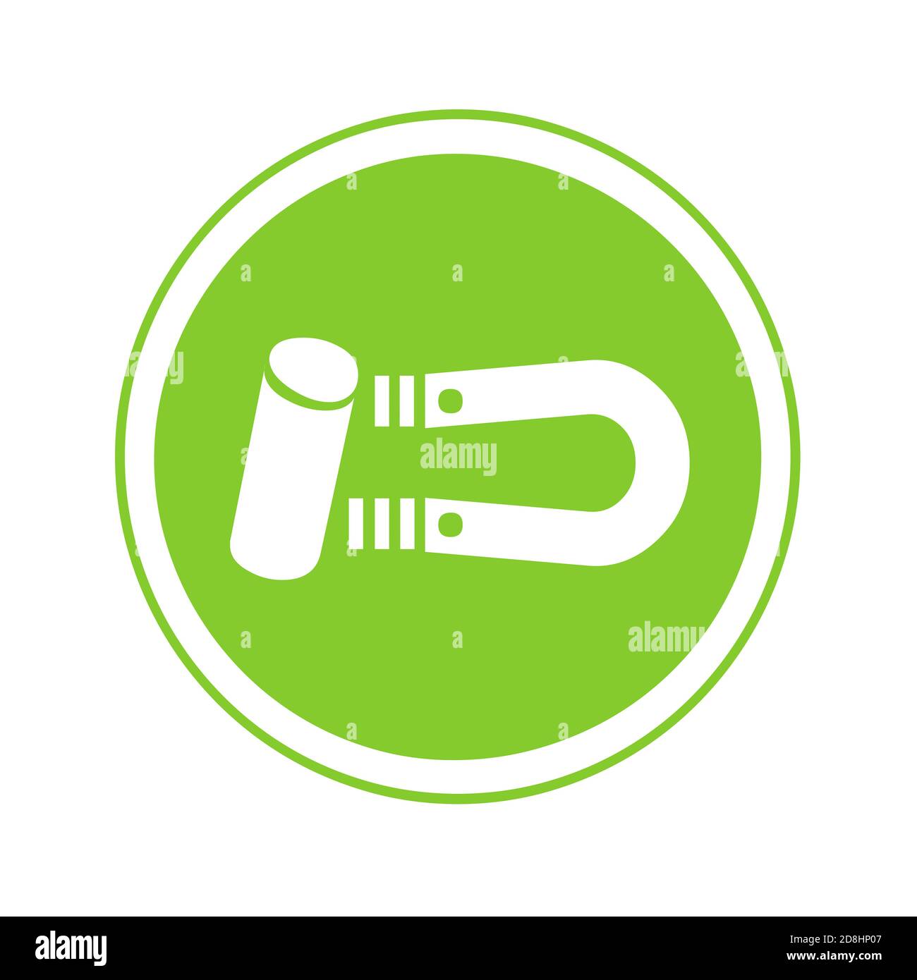 Recycling steel symbol icon Stock Photo - Alamy