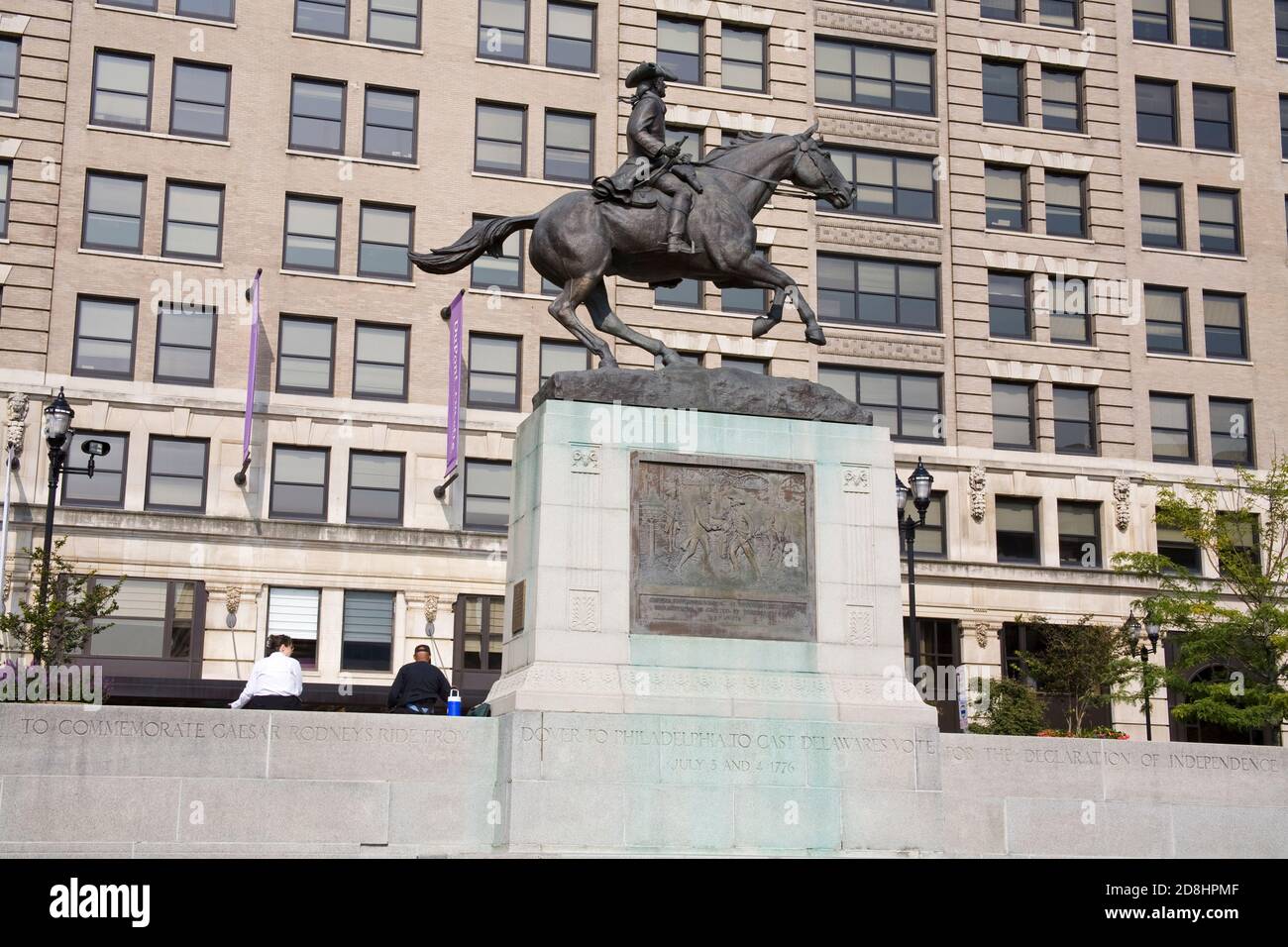 Caesar rodney statue hi-res stock photography and images - Alamy