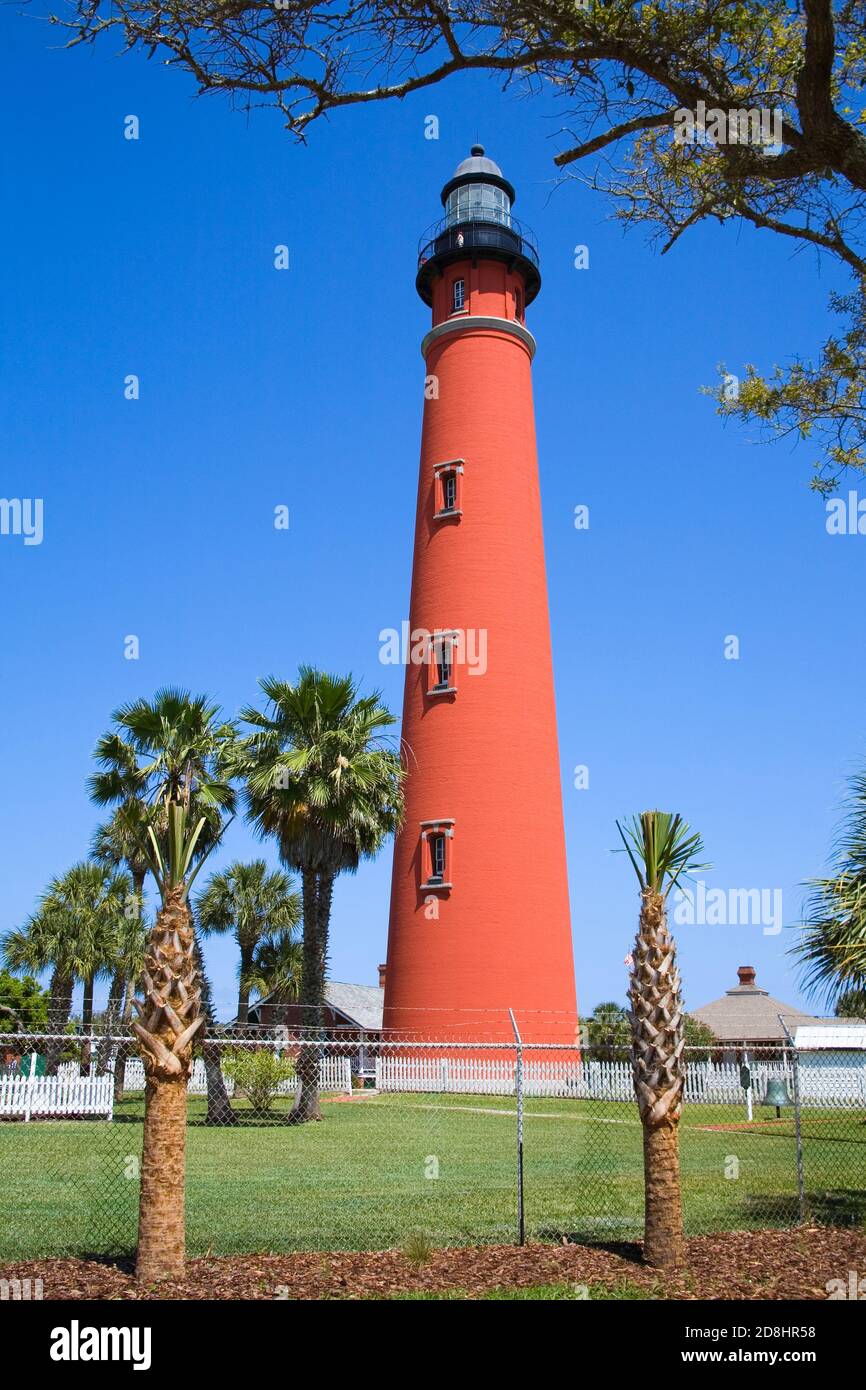 Ponce Inlet Lighthouse, Daytona Beach, Florida, USA Stock Photo - Alamy