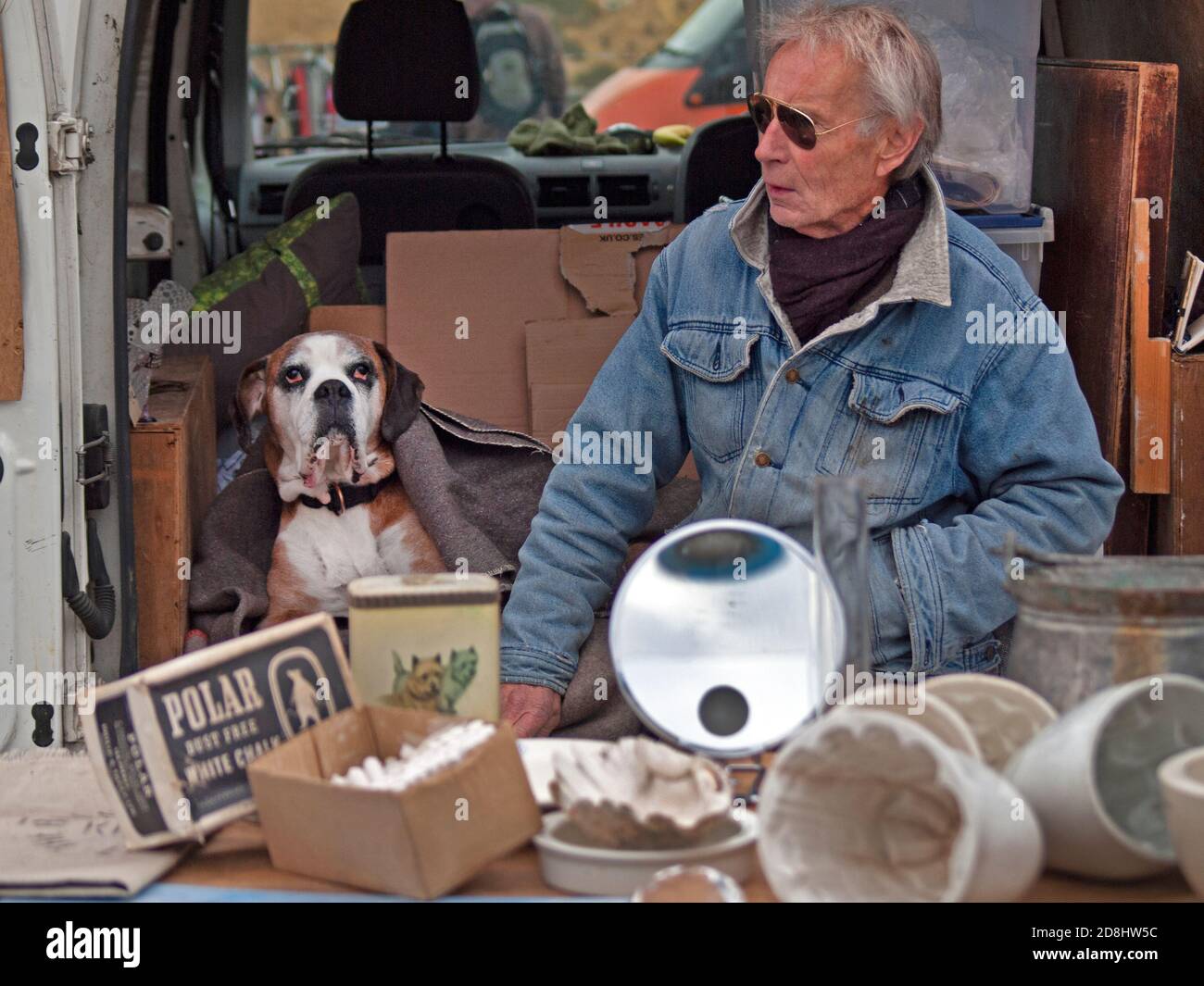The Brighton Marina Car Boot Sale Stock Photo - Alamy