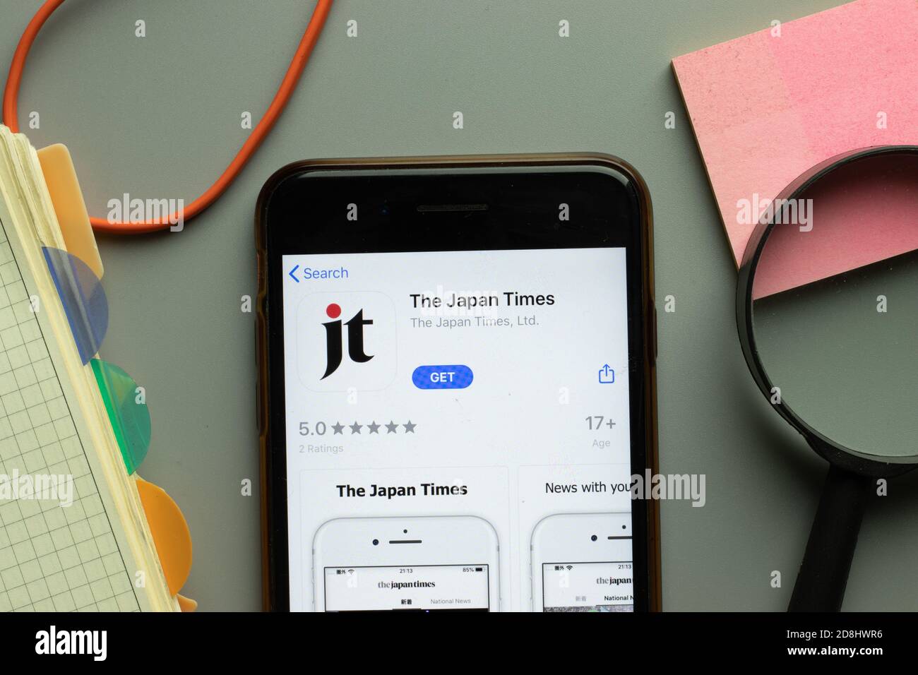 New york times logo hi-res stock photography and images - Alamy