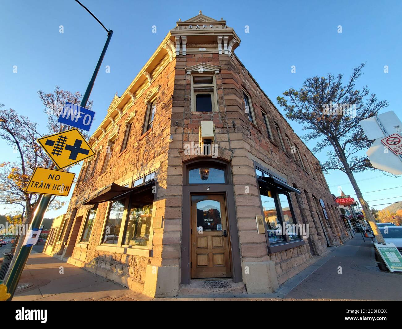 Flagstaff arizona town city downtown hi-res stock photography and ...