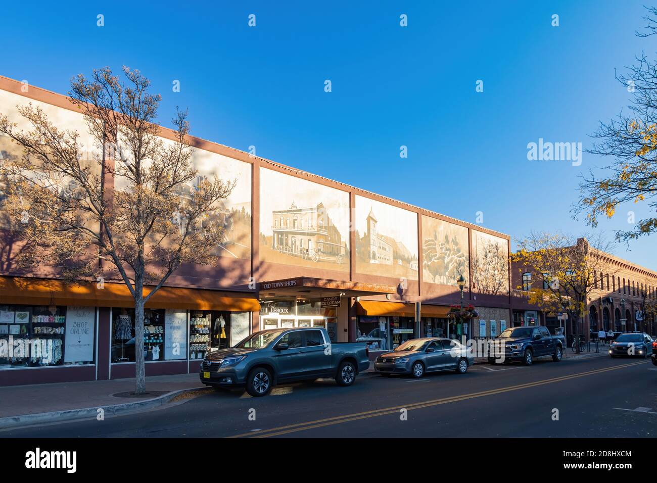 Flagstaff Arizona Town City Downtown High Resolution Stock Photography ...
