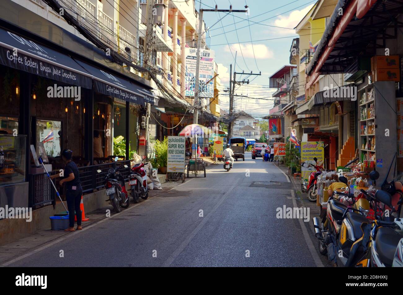 Mae Sai, Thailand - Main Street Stock Photo - Alamy