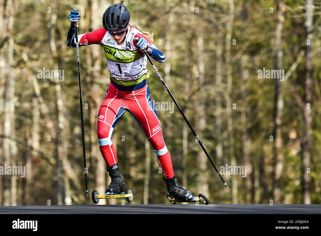 Competitive roller skiing hi-res stock photography and images - Alamy