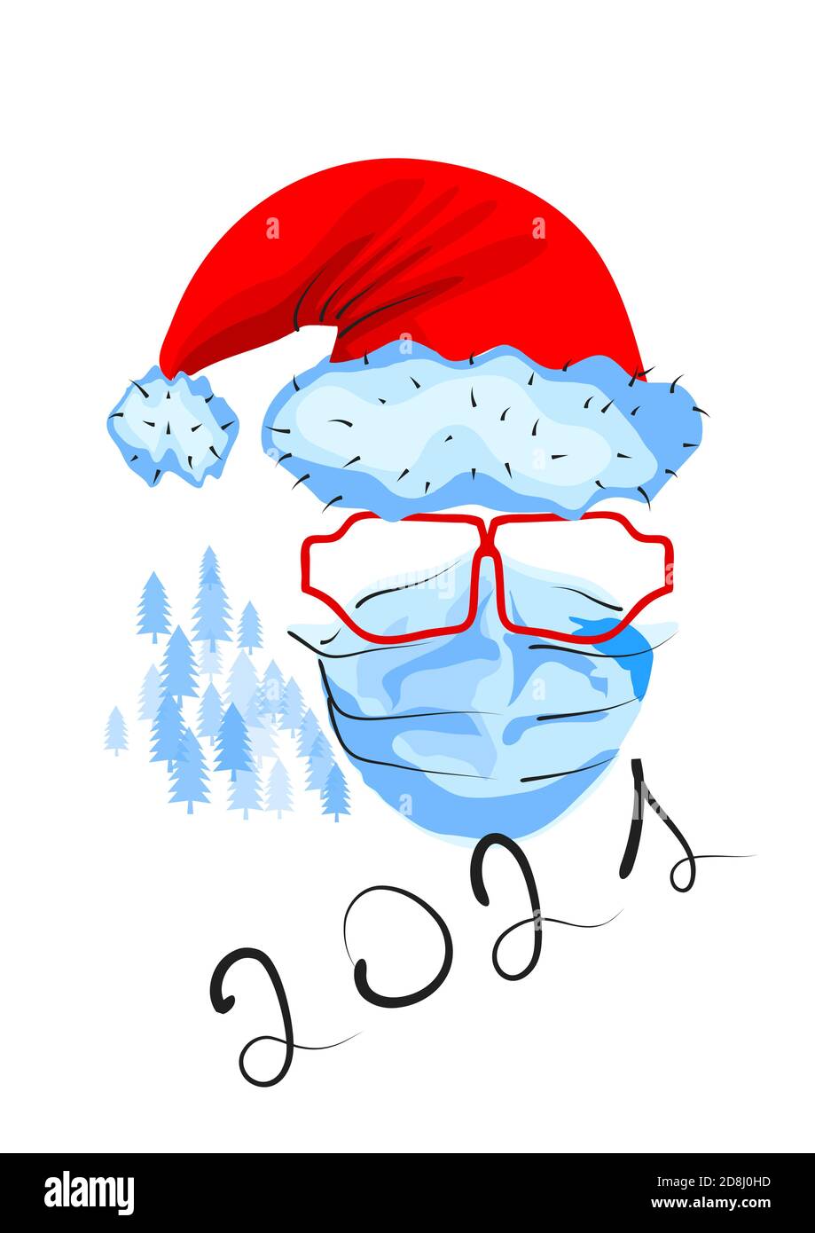 Medical christmas background Stock Vector Images - Alamy
