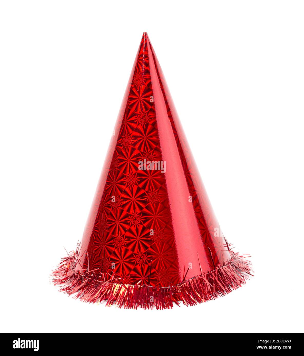 Colorful party hats Different festive headwear . Cone shaped cardboard ...