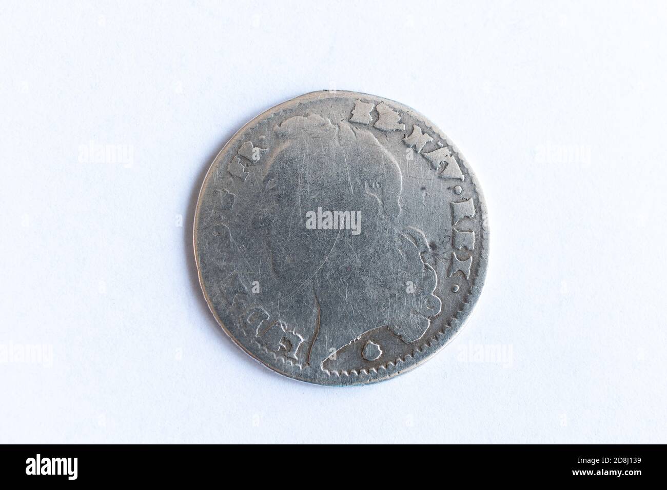 Royal louis xv ecu de bearn pau 1768 coin Stock Photo - Alamy