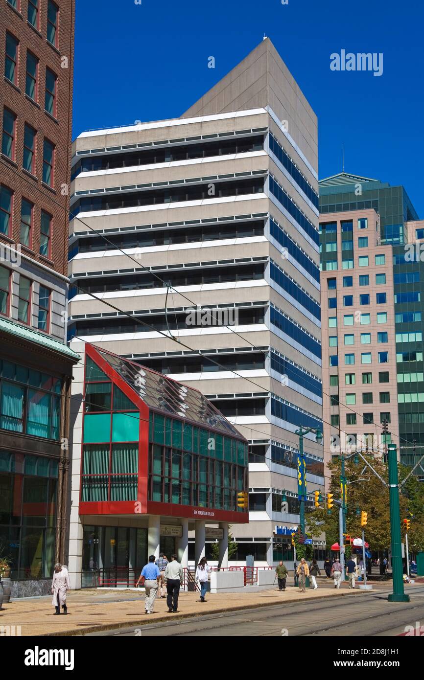 Main Street, Buffalo City, New York State, USA Stock Photo - Alamy