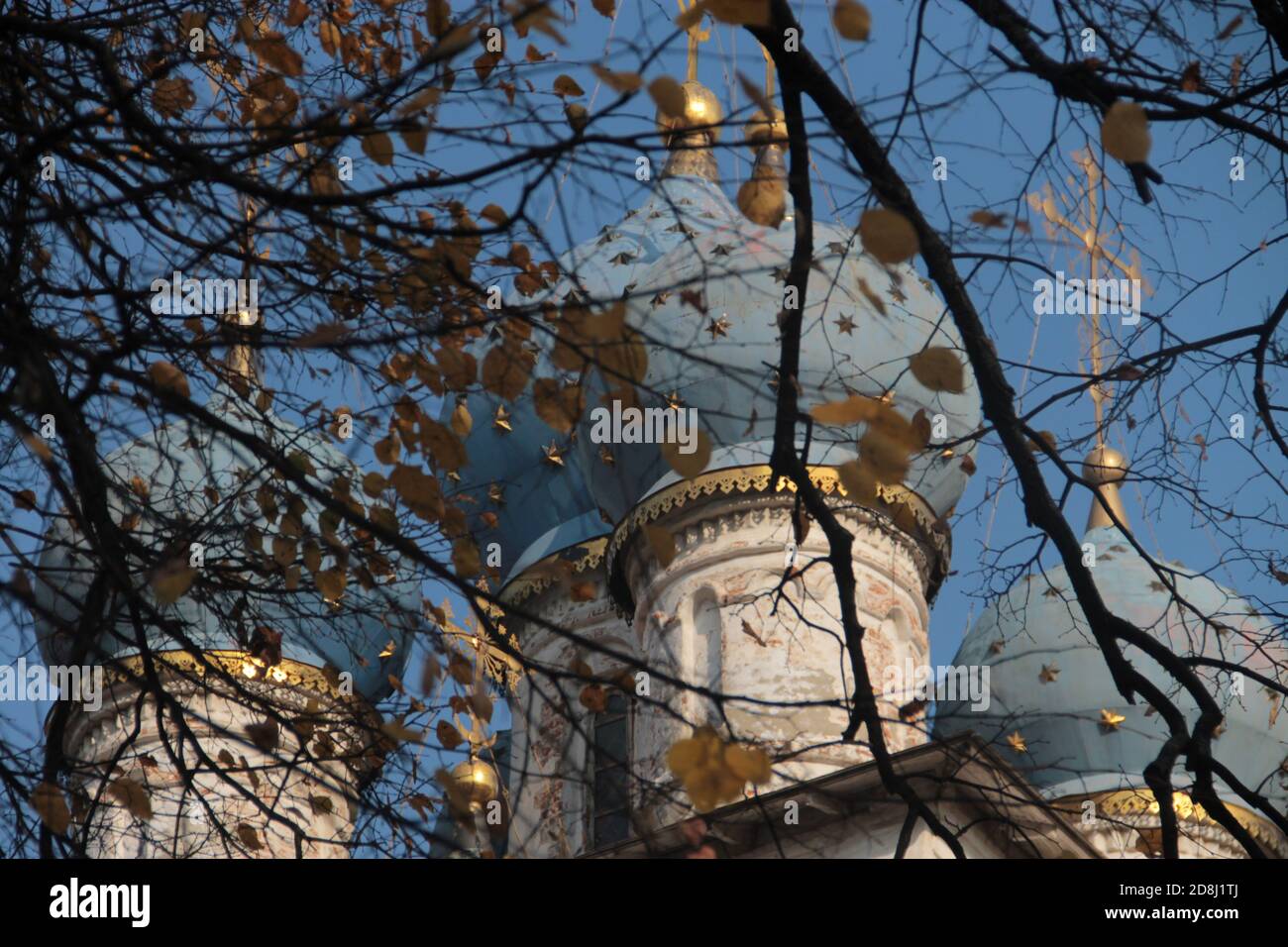 A church in autumn Stock Photo - Alamy