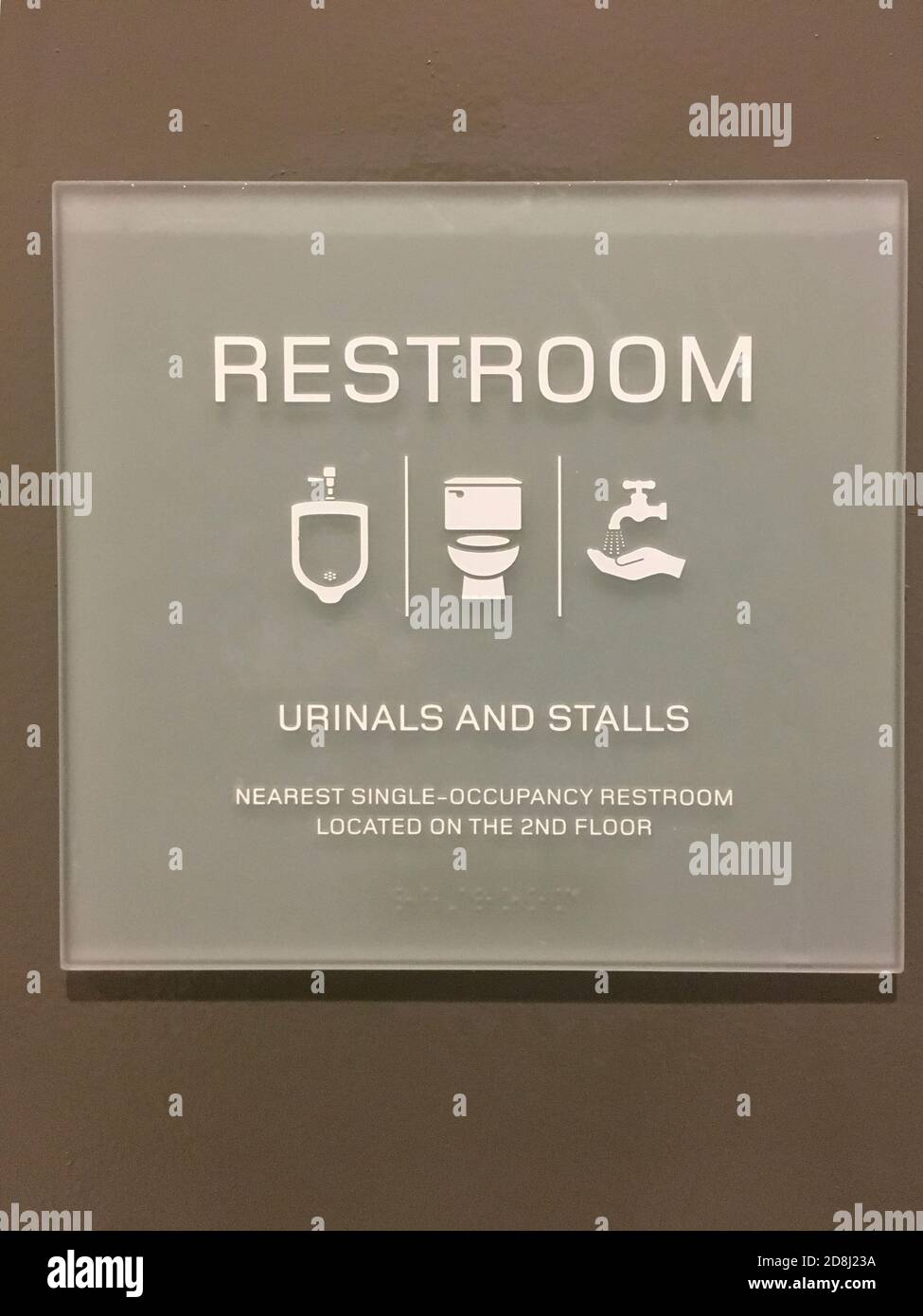 Urinals sign hi-res stock photography and images - Alamy