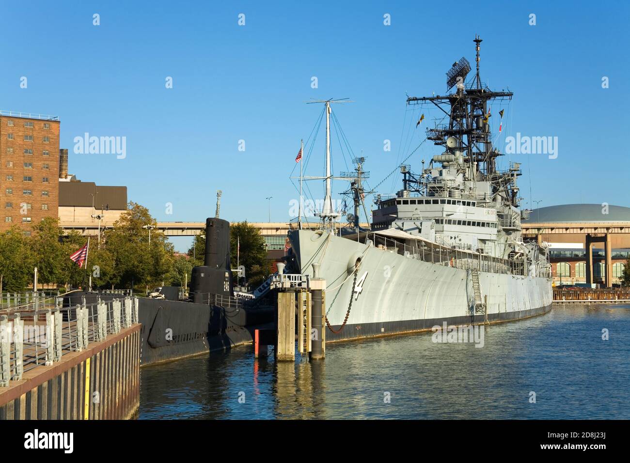 USS Little Rock, Naval & Military Park, Buffalo, New York State, USA ...
