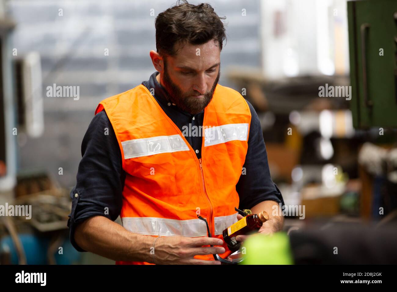 Manufacturing staff engineer in production of factory, professional ...