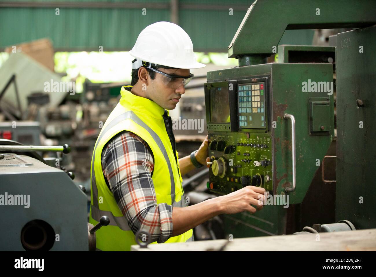 Logistics team working in an automated warehouse hi-res stock ...