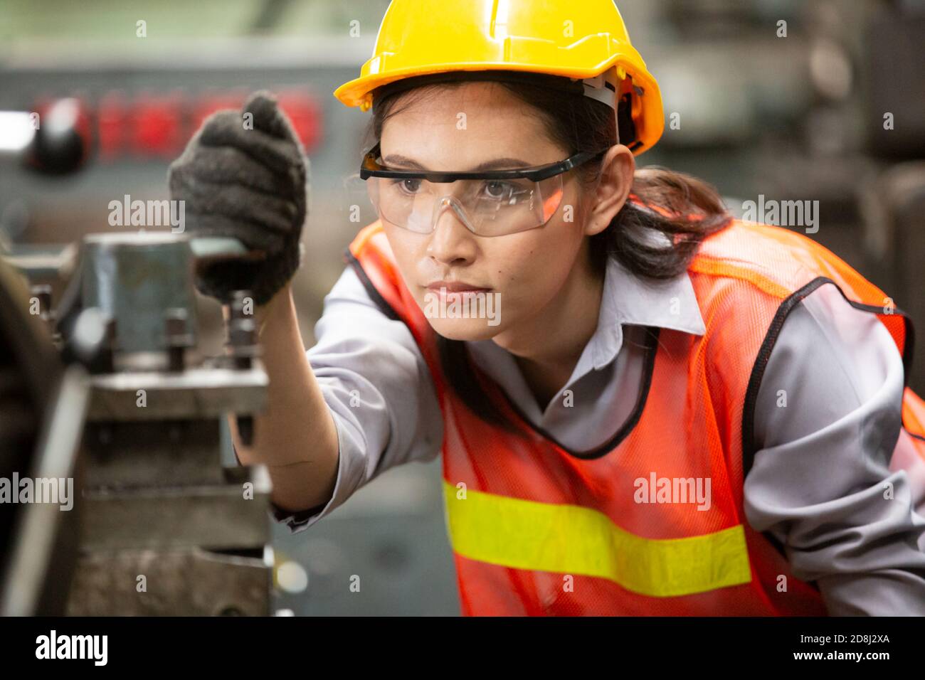 Female heavy equipment operator hi-res stock photography and images - Alamy