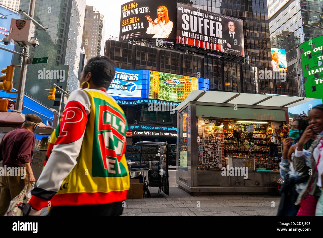 Donald trump billboard times square hi-res stock photography and images ...
