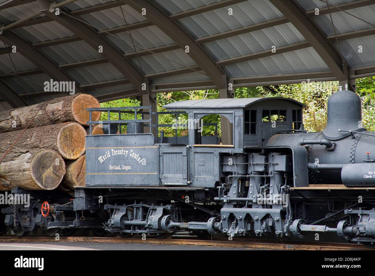 Locomotive "Peggy" at the World Forestry Center-Discovery Museum in ...