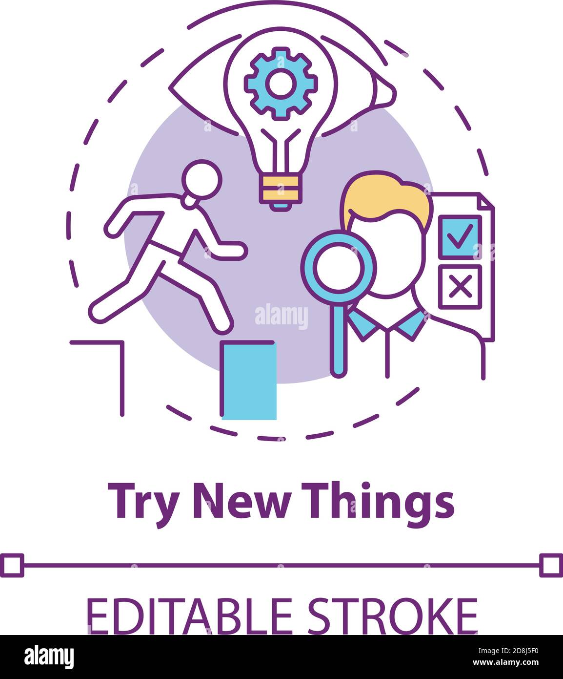 Try new things concept icon Stock Vector Image & Art - Alamy Try new things concept icon Stock Vector Image & Art - Alamy