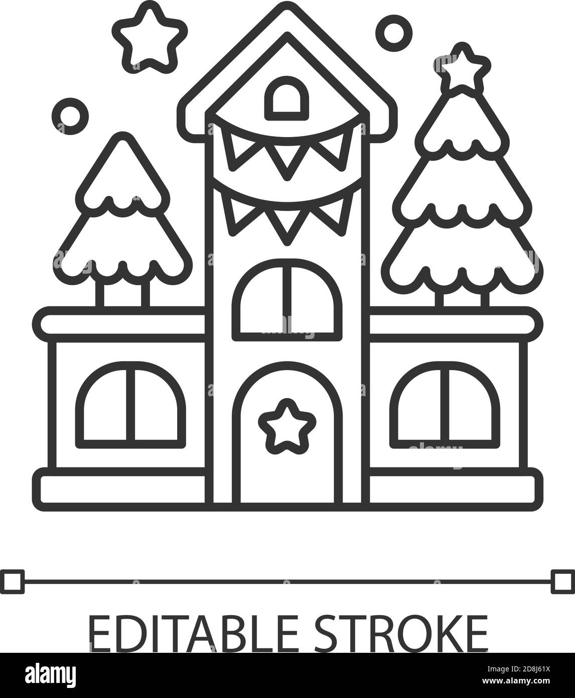 House decoration linear icon Stock Vector Image & Art - Alamy