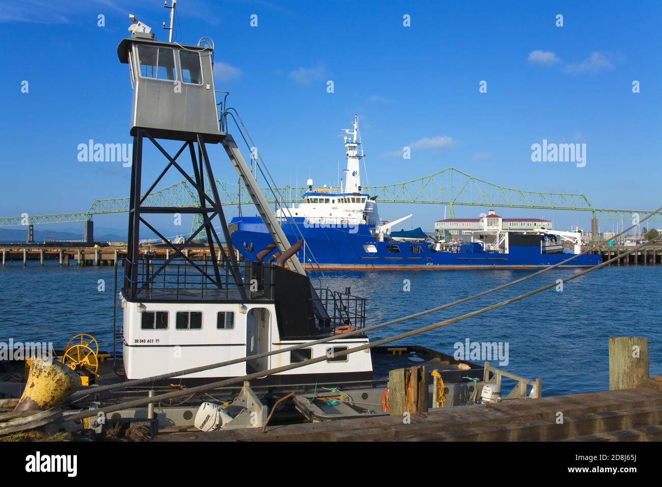 Commercial port of Astoria Stock Photo - Alamy